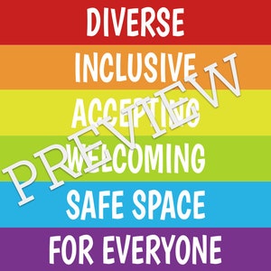 Pride Month Posters, LGBTQ Posters, Inclusion Posters, Diversity ...