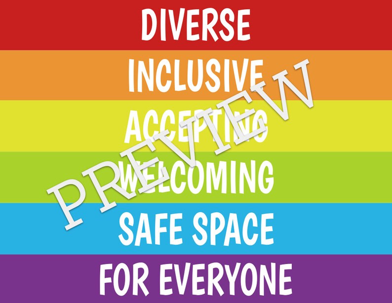 Pride Month Posters, LGBTQ Posters, Inclusion Posters, Diversity ...