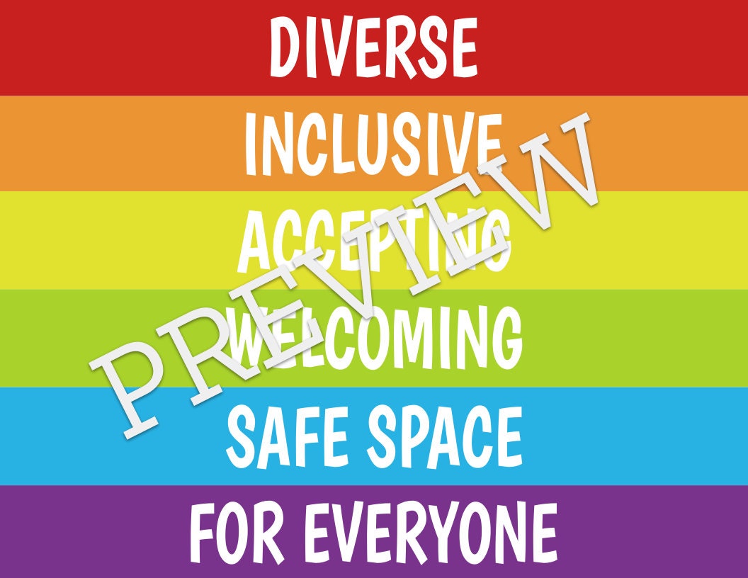 Pride Month Posters, LGBTQ Posters, Inclusion Posters, Diversity ...