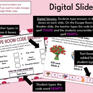 Valentine's Day Escape Room, Math Puzzles, Logic Puzzles DIGITAL ...