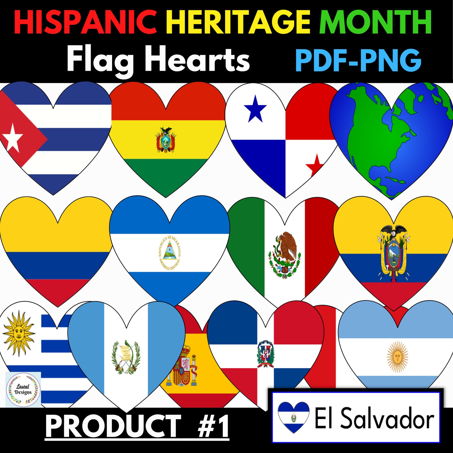 Hispanic Heritage Month Classroom Bundle, Bulletin Board Decor, Clip ...