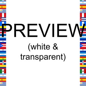 Spanish Flag Borders Hispanic Heritage Month Flag Borders - Etsy