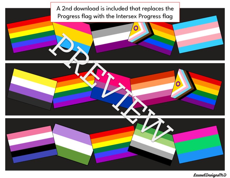 Pride Month Bulletin Board Borders, LGBTQ, LGBTQIA+, Rainbow Flags ...