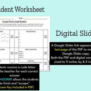 Summer Break Escape Room, Summer Escape Room, Last Day of School, End ...