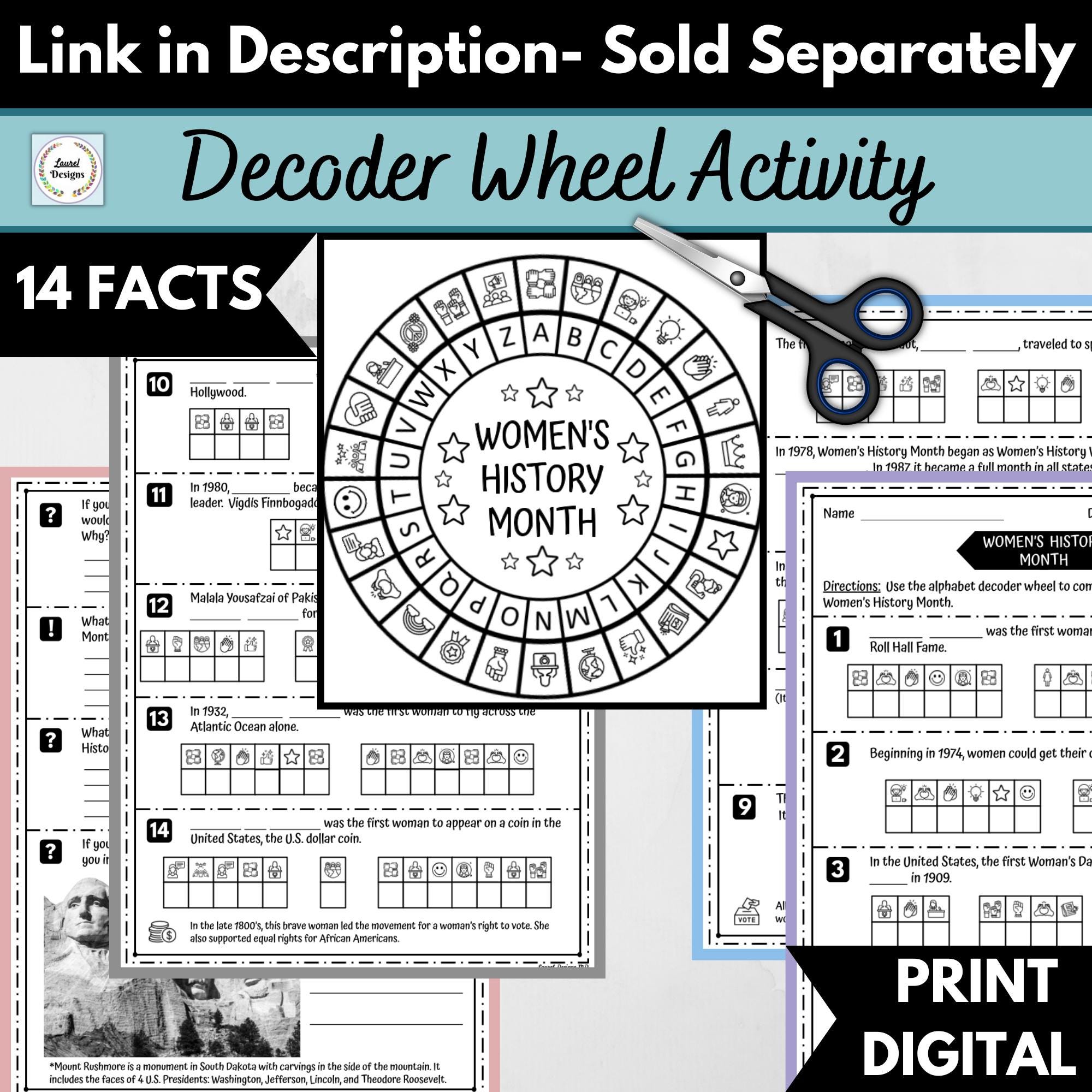 Women's History Month Posters, Bookmarks, Inspirational Women in ...