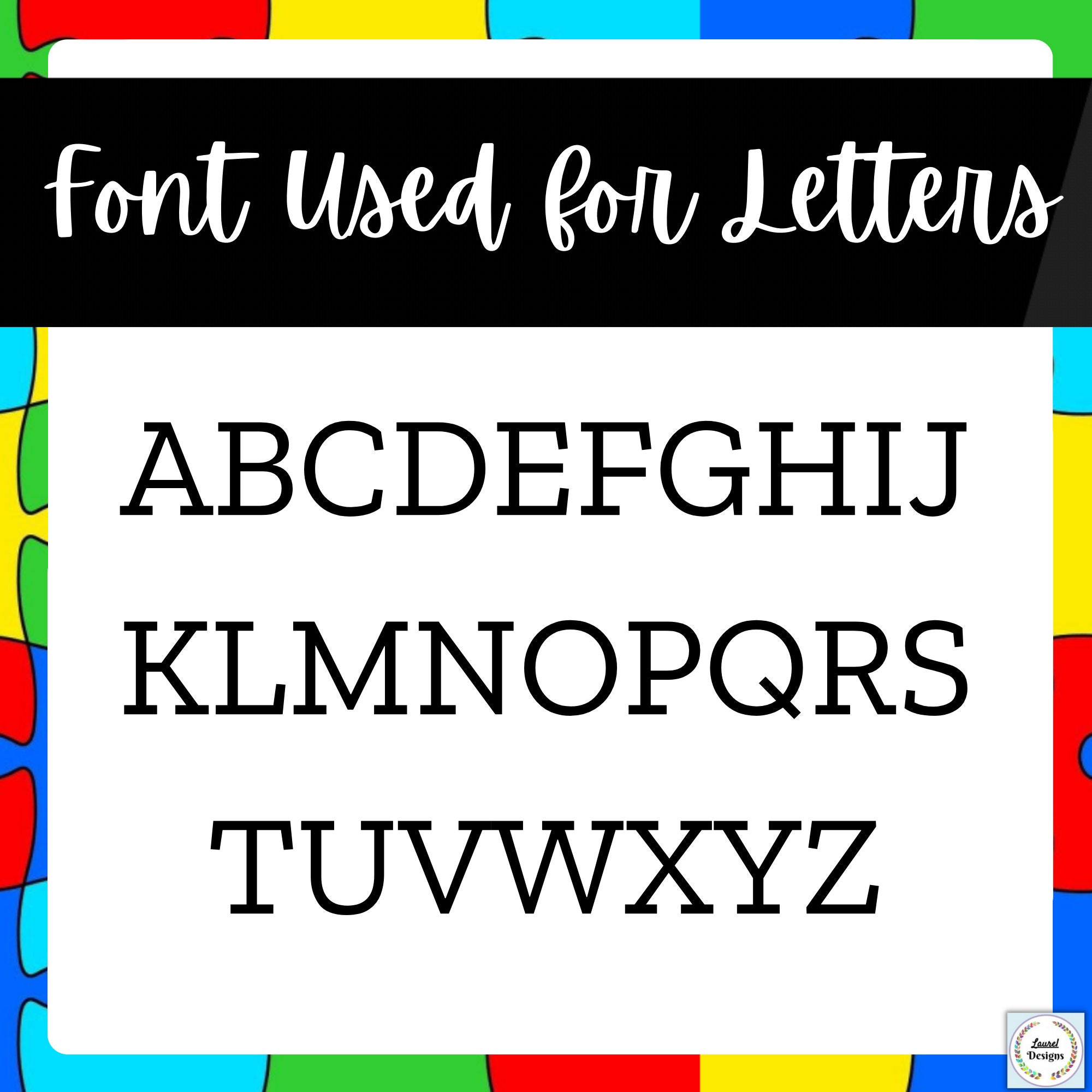 Autism Awareness Bunting Banner Letters, Puzzle Letters, Inclusion ...