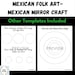 Mexican Mirror Craft Project, Hispanic Heritage Month, Cinco De Mayo ...