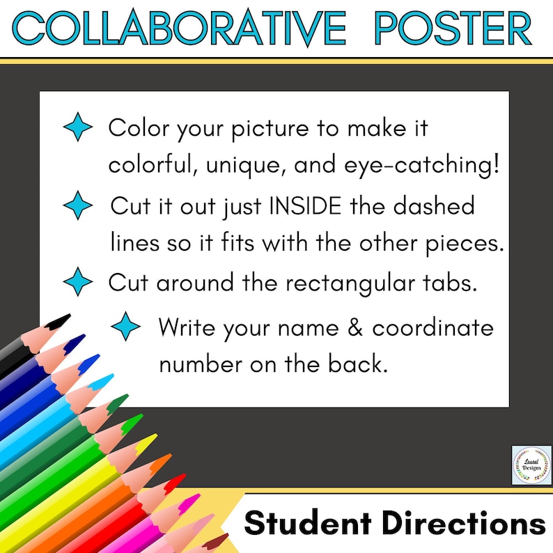 All Are Welcome Collaborative Coloring Poster, Collaboration Poster ...