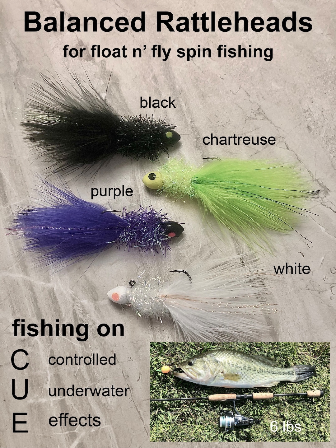 Balanced Rattle Fly Jig - Etsy