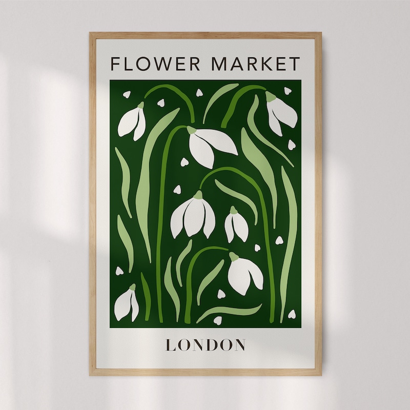 Snow Drop Flower - Etsy