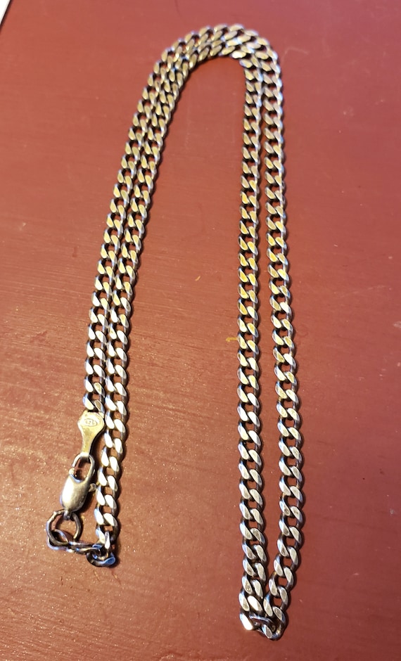 17" Sterling Silver Chain with Sterling Pendent Rose … - Gem