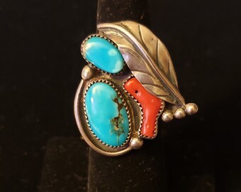 Old Pawn Turquoise Ring - Etsy