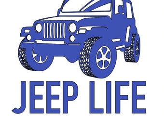 Jeep Life Decal - Etsy