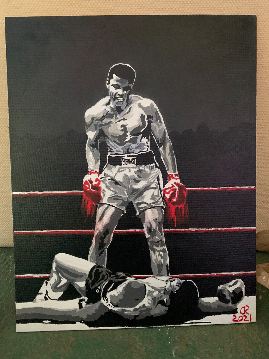 Muhammad Ali Acrylic Painting - Etsy
