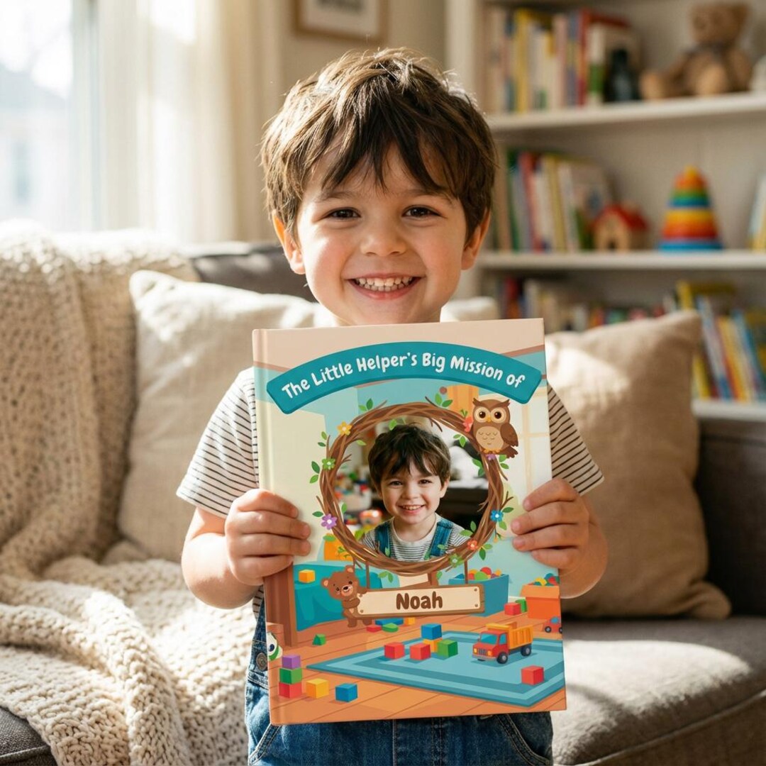 Personalized Cleaning up Social Story Book | Custom Toddler ...