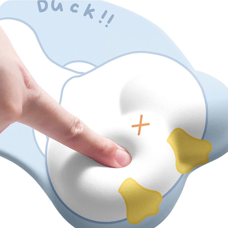 Lovely Funny Duck Mouse Pad Ergonomic Mouse Pad Wrist - Etsy