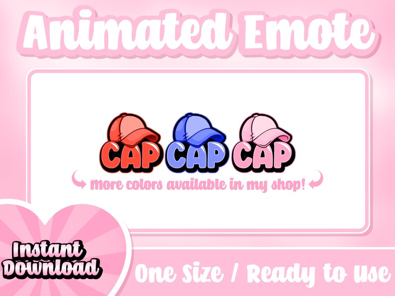 Blue Cap Animated Twitch Emote: Streamer Chat (digital Download) - Etsy