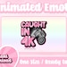 Pink Caught in 4K Animated Twitch Emote Comes With Static Emote Text ...