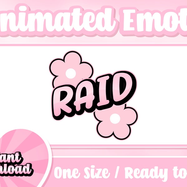 Twitch Animated Raid Emotes - Etsy Canada