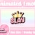 W Stream Pink Animated Twitch Emote | Comes With Static Emote | Text ...