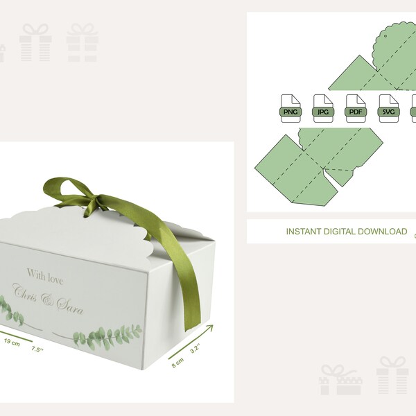 Wedding Cake Box - Etsy