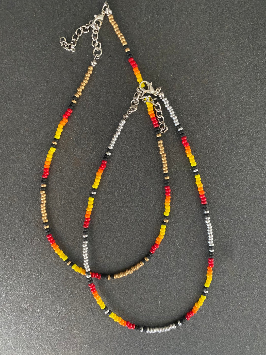 Western Beaded Choker, Seed Bead Choker, Western Choker - Etsy