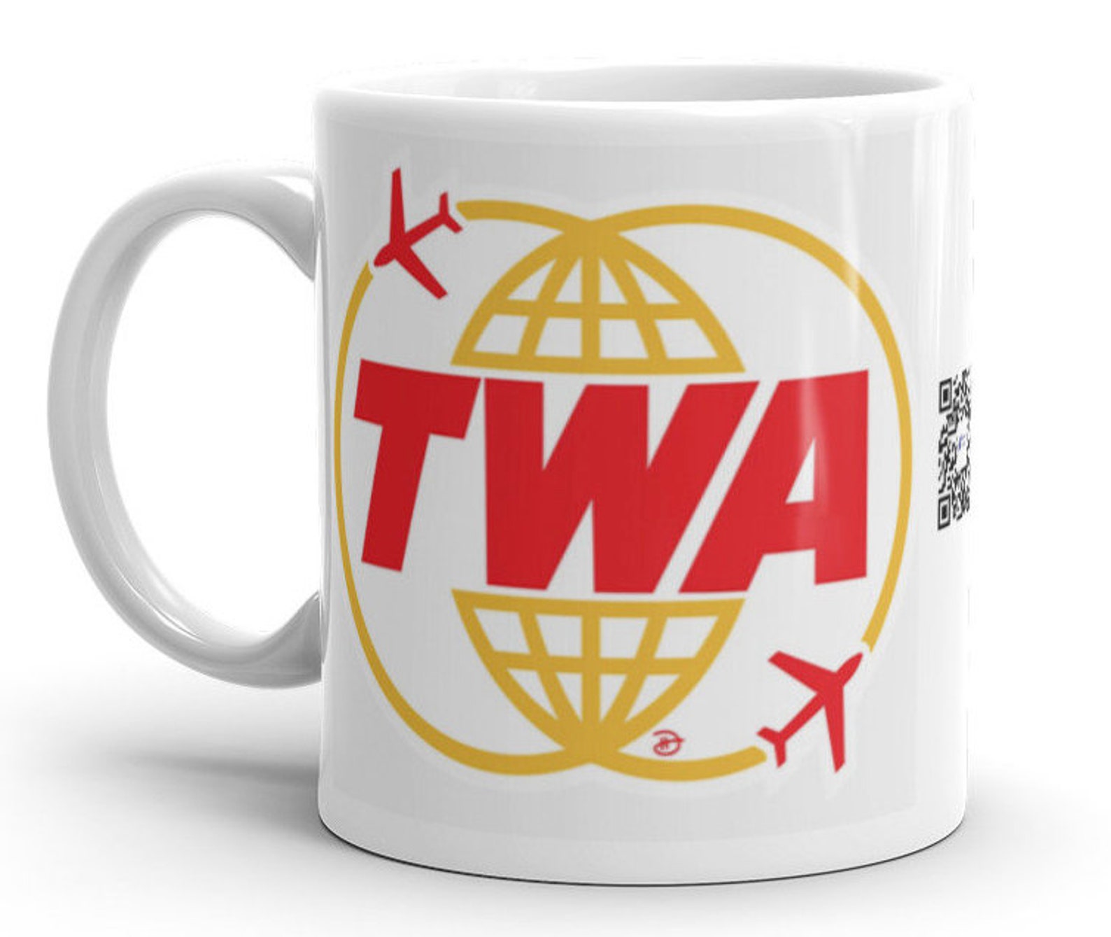TWA Trans World Airlines Double-sided Coffee Tea Mug TWA - Etsy