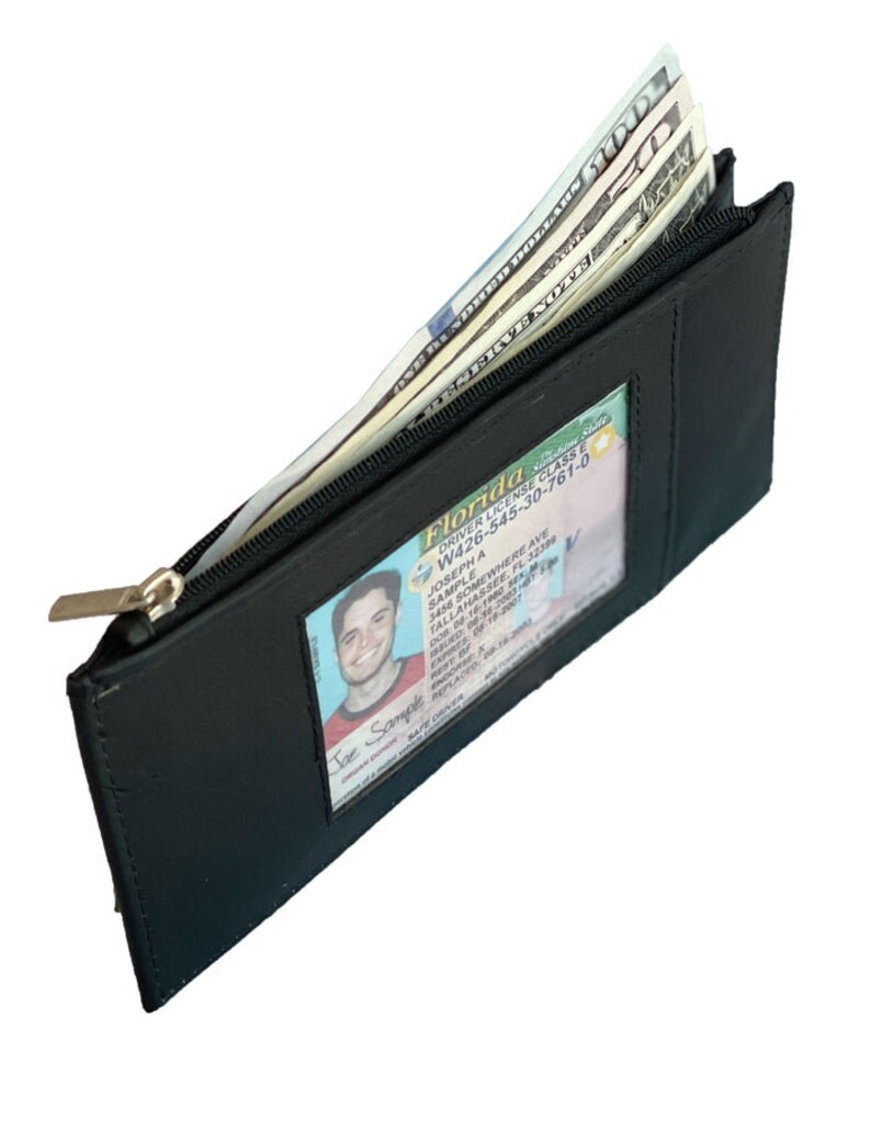 Long Credit Card Holder Wallet With ID Slot - Etsy