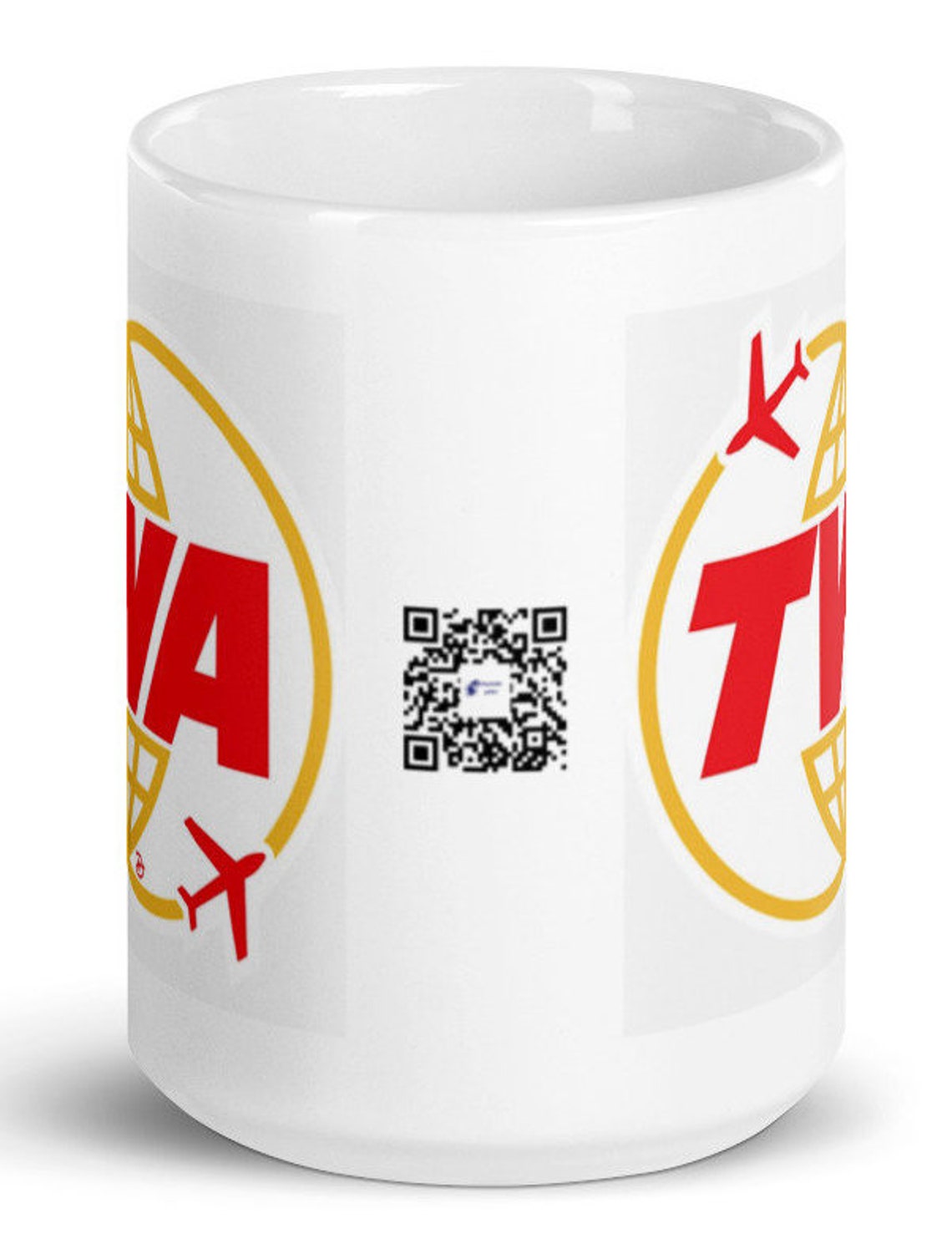 TWA Trans World Airlines Double-sided Coffee Tea Mug TWA - Etsy