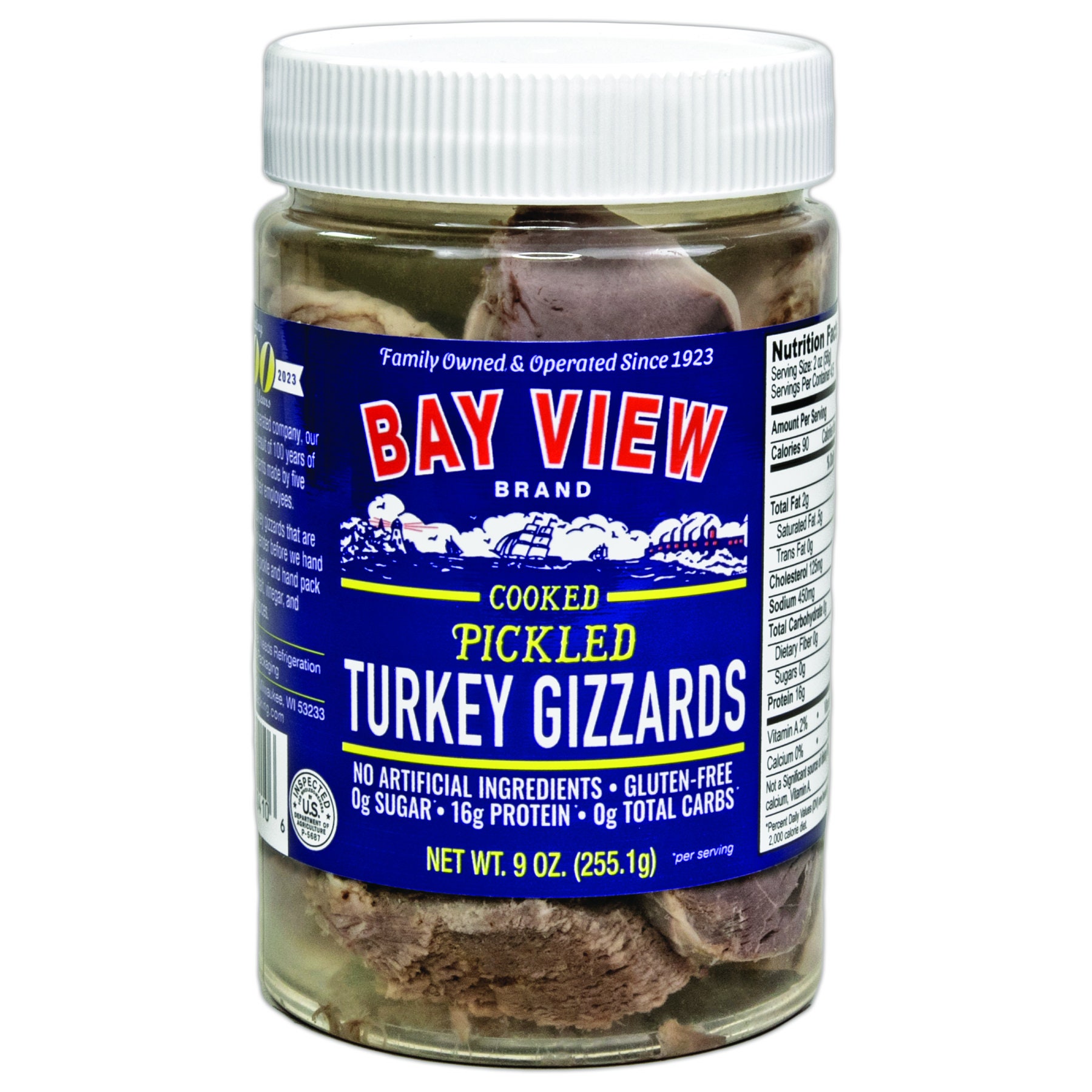 Bay View Packing 4 Pack of 9 Ounce Jars of Pickled Turkey Gizzards - Etsy