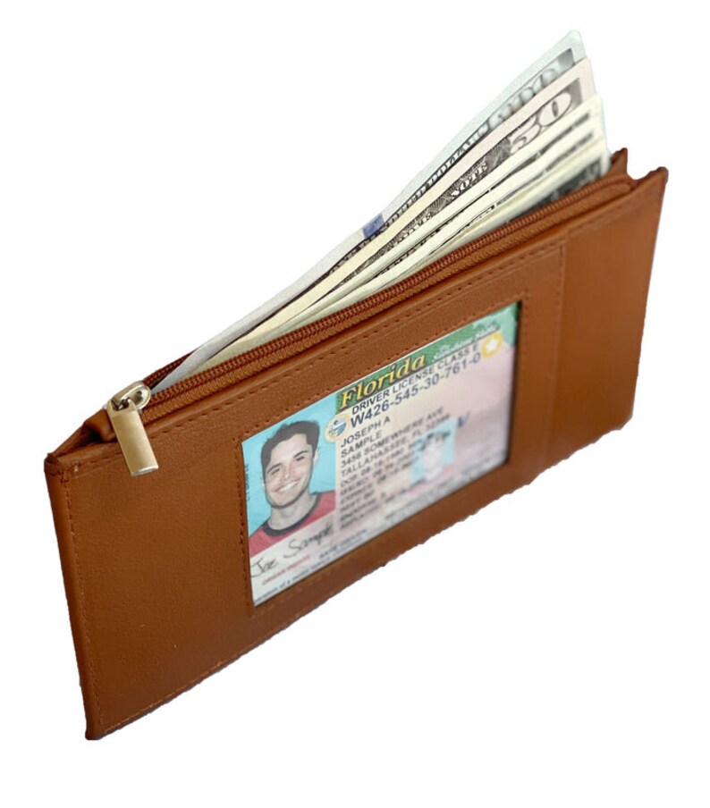 Long Credit Card Holder Wallet With ID Slot - Etsy