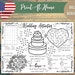 Kids Printable Wedding Activity Mat, Kids Wedding Placemat, Wedding ...