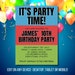 Hydration Drink Editable Party Invitation, Kids Digital Party Invite ...