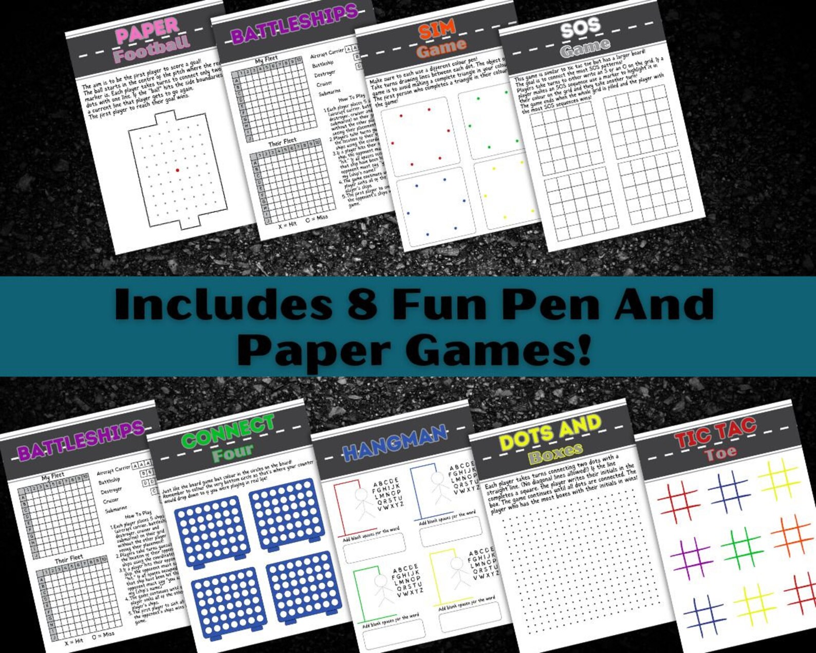 Kids Road Trip Bundle Printable Kids Travel Bingo Journal Summer ...