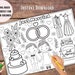 Kids Printable Wedding Activity Mat, Kids Wedding Placemat, Wedding ...