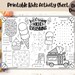 Kids Printable Summer Ice Cream Activity Mat, Kids Ice Cream Shop ...