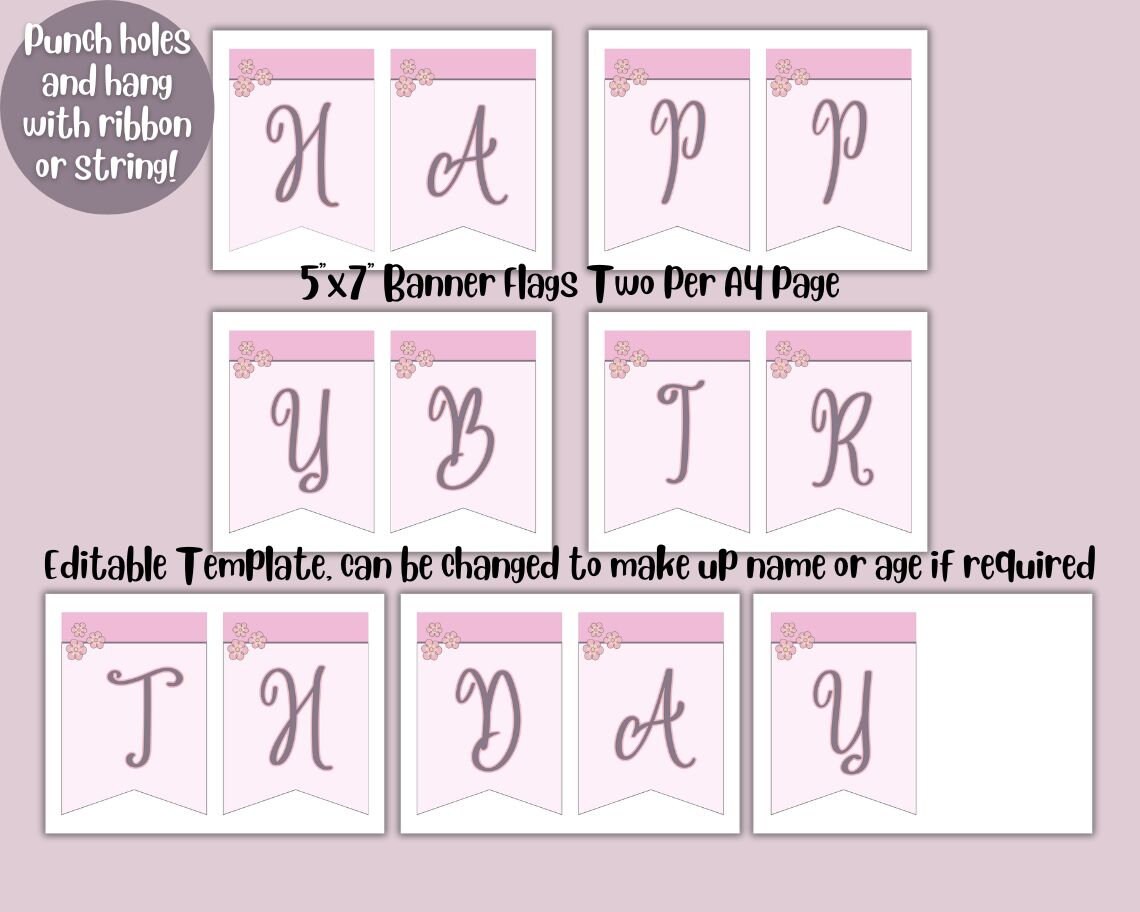 Printable Pamper Party Bundle, Editable Pamper Party Decorations Set ...