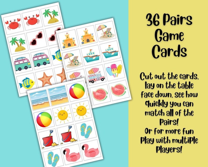 Kids Summer Activity Pack Printable Summer Holiday Colouring Puzzles ...