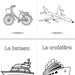 Printable Coloring Book: Learn Modes of Transport in French 16 Pgs ...