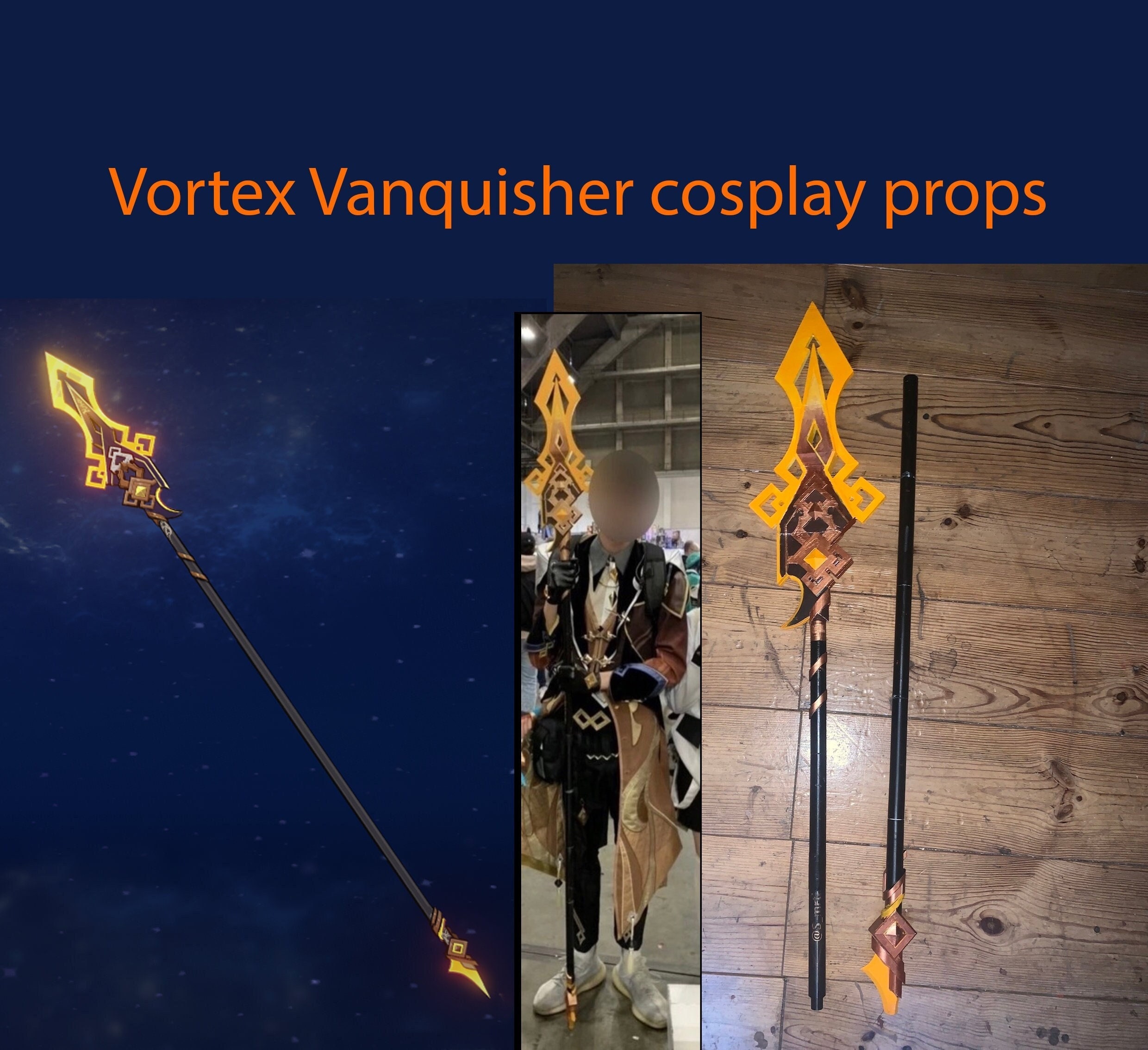 GENSHIN IMPACT Vortex Vanquisher Prop - Etsy