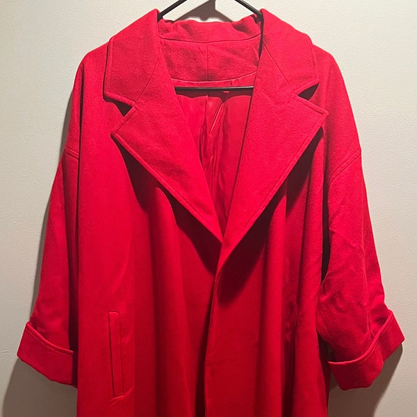 Red Swing Coat - Etsy