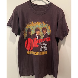 Vintage Monkees 20th Anniversary Tour T-shirt, XL Band Tee Vintage Monkees 20th Anniversary Tour T-shirt, XL Band Tee
