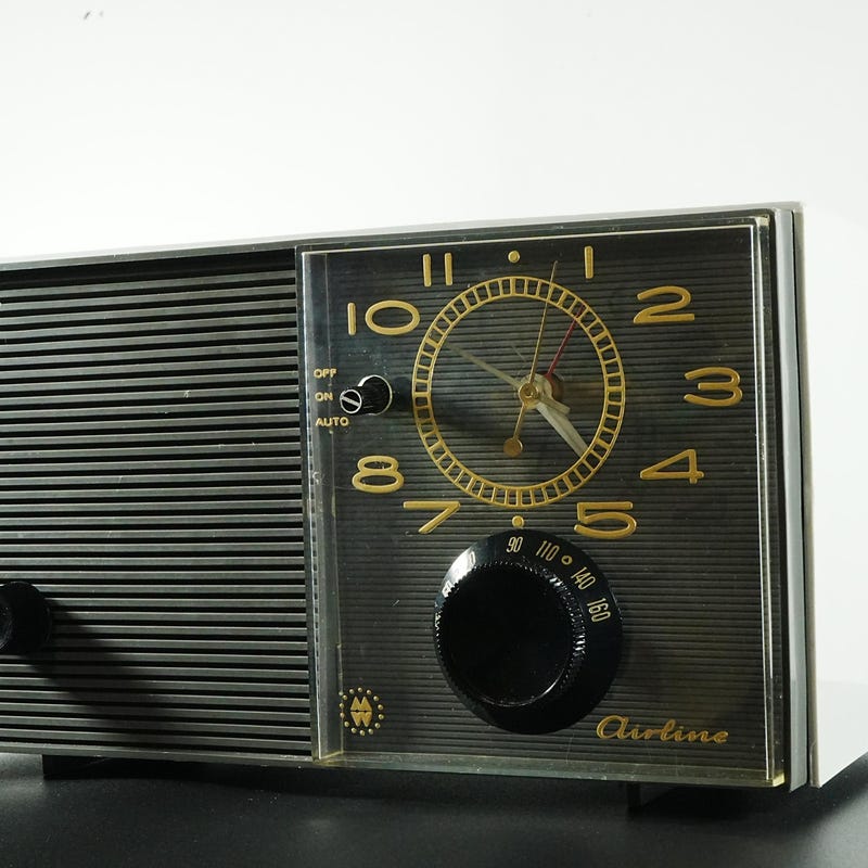 1960s Clock Radio - Etsy