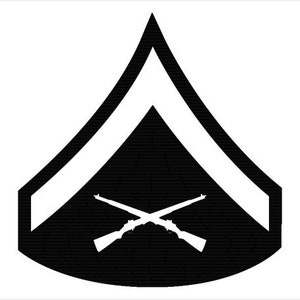 USMC Enlisted Rank Insignias SVG - Etsy