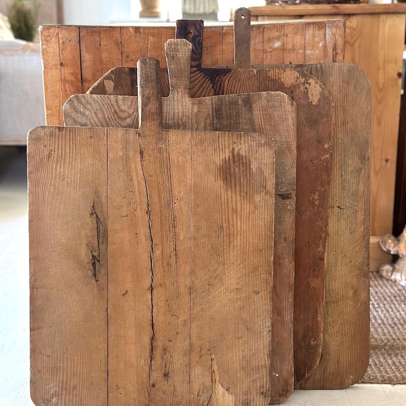 Vintage Bread Board - Etsy