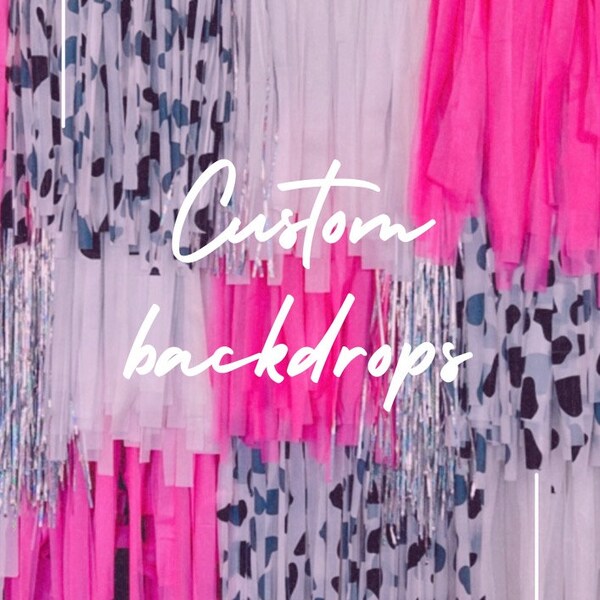 Fringe Backdrop Wall - Etsy