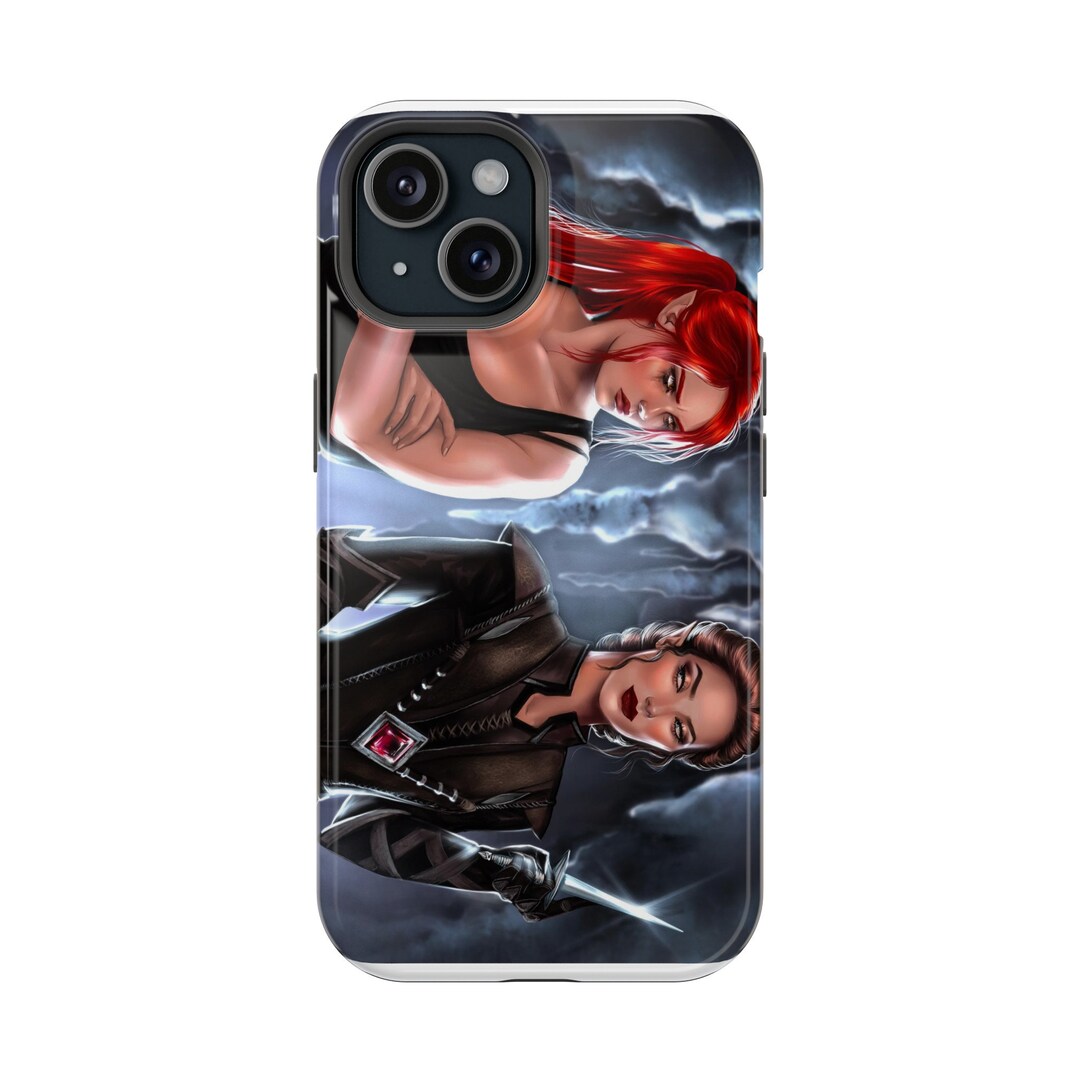 Crescent City Nesta and Bryce, Sarah J Maas Mag Safe Tough Phone Case, SJM Merch, ACOTAR ACOMAF ...