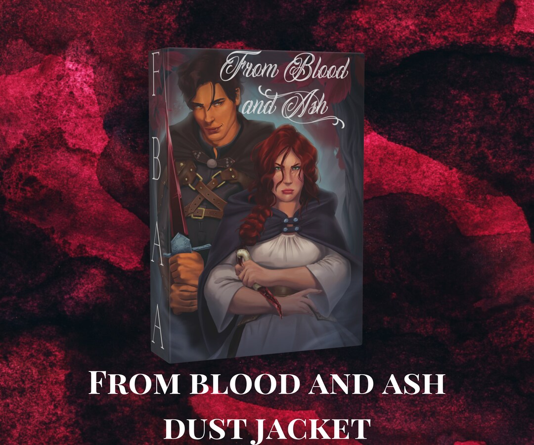 From Blood & Ash Dust Jacket FBAA Books Poppy Balfour Casteel Da'neer ...