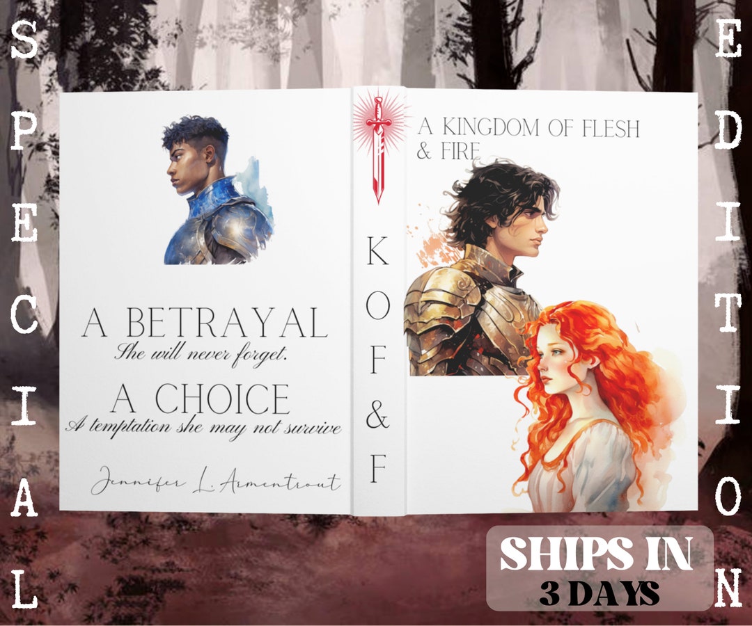 A Kingdom of Fles & Fire Jacket FBAA Books Poppy Balfour - Etsy