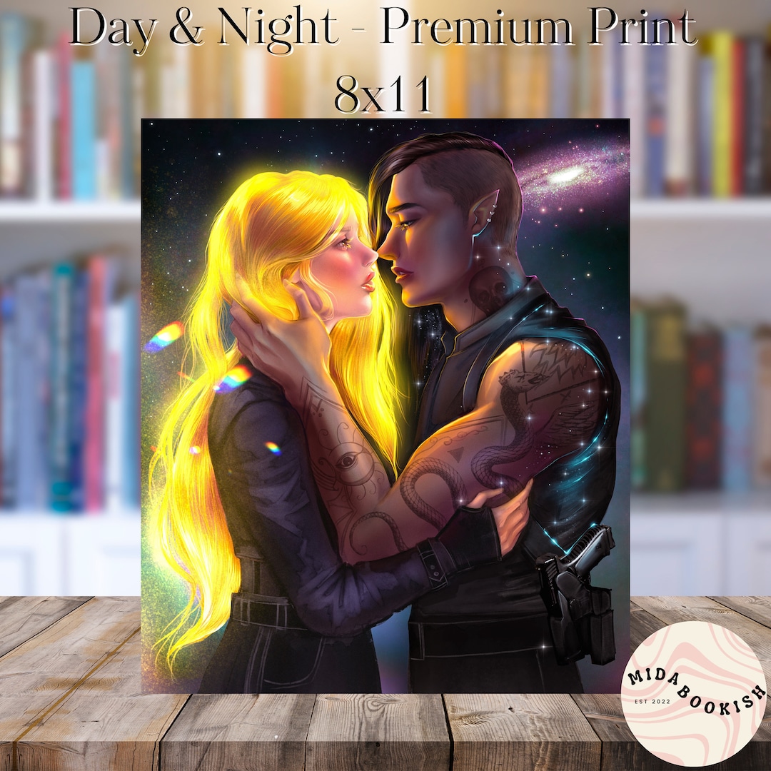 Crescent City House of Flame and Shadow Lidia and Ruhn Print, Fanart ...